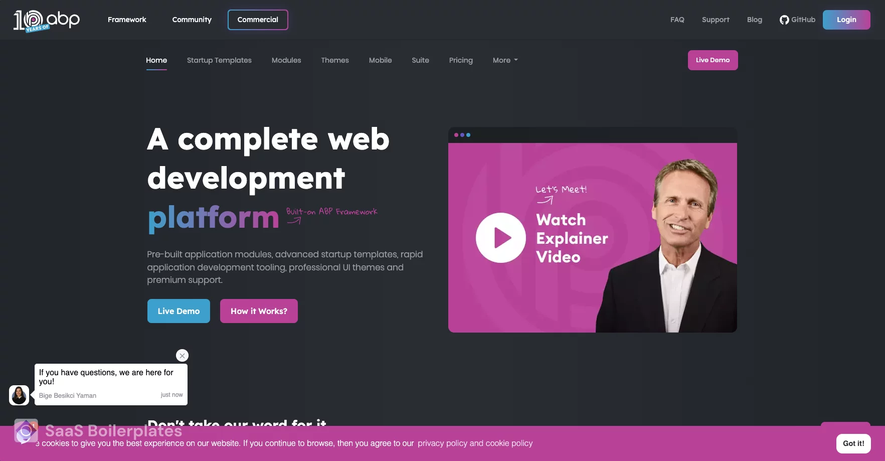 ABP Framework - SaaS Boilerplates