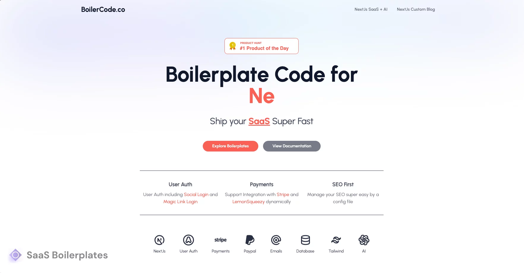 BoilerCode - SaaS Boilerplates