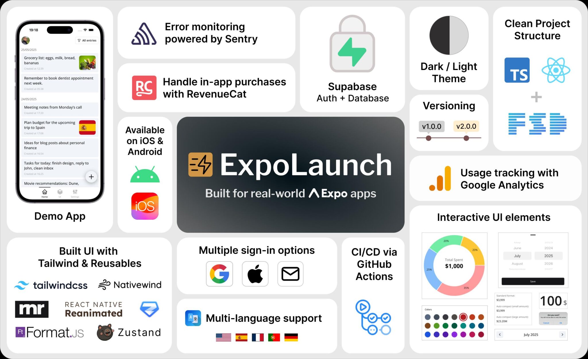 ExpoLaunch - SaaS Boilerplates